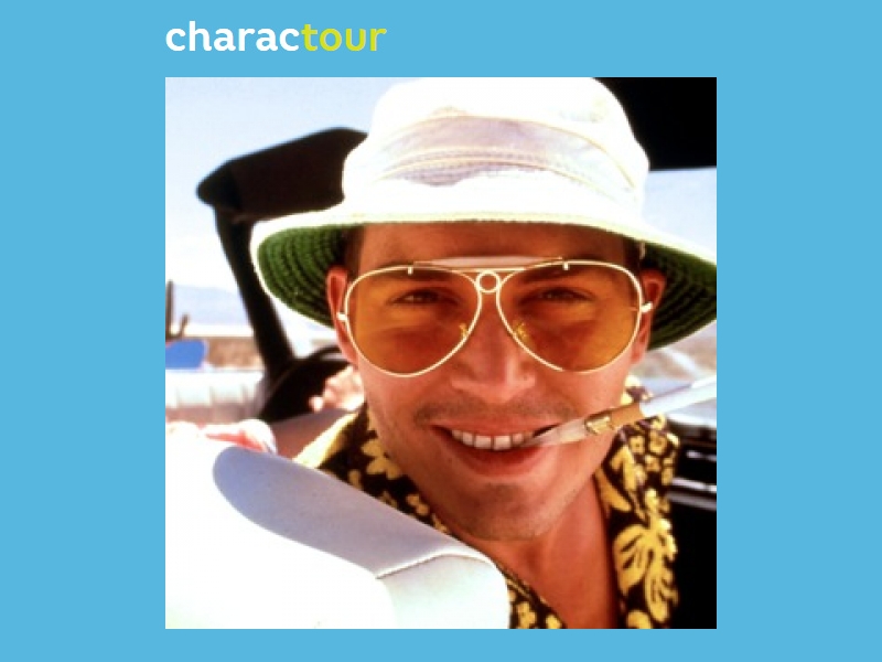 Raoul Duke from Fear and Loathing in Las Vegas | CharacTour