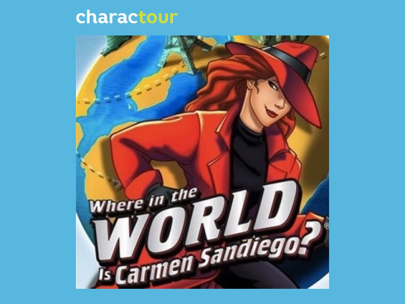 Carmen Sandiego from Where in the World is Carmen Sandiego? | CharacTour